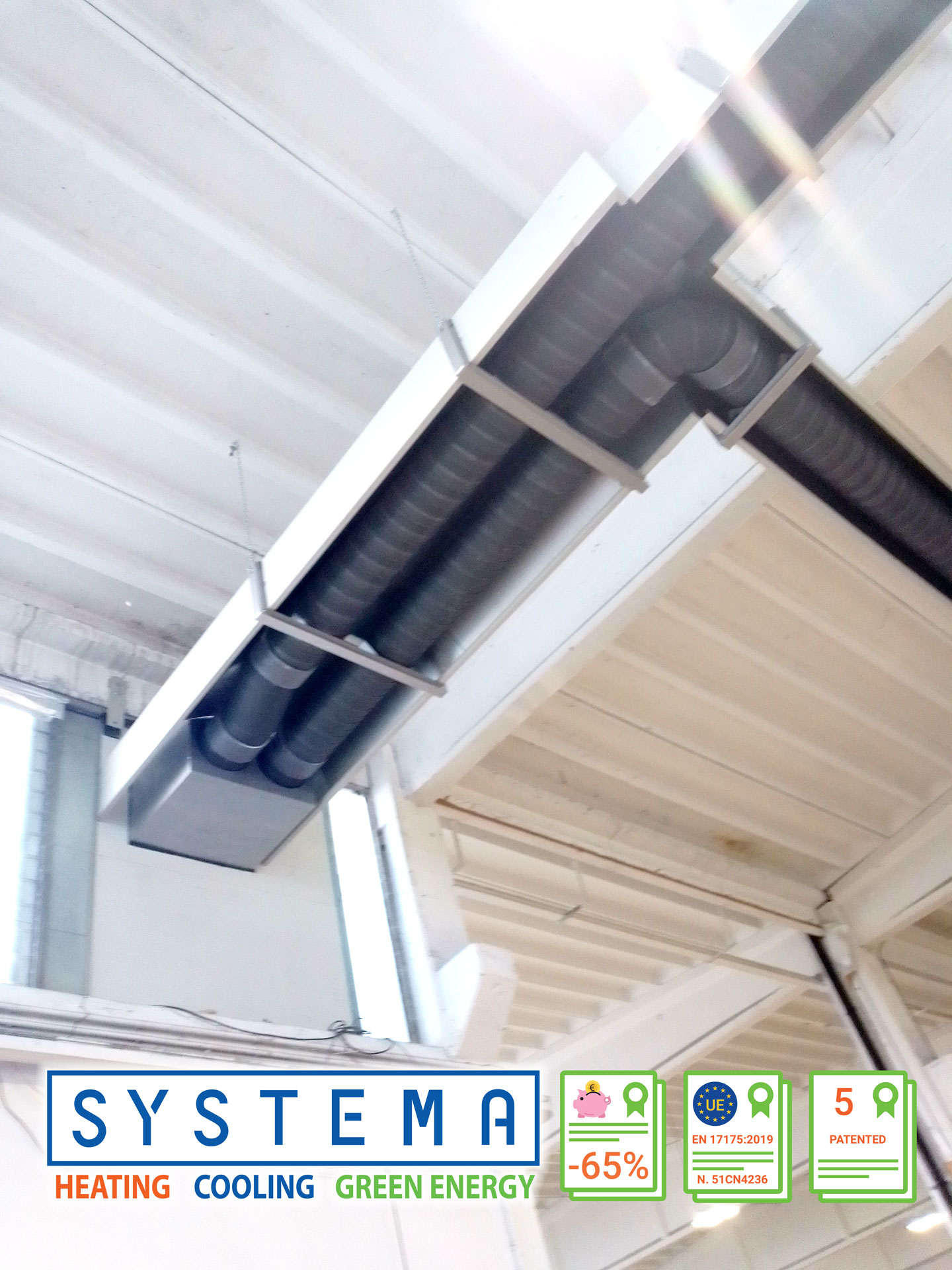 Another 2 radiant strips at a major welding specialist company | Systema