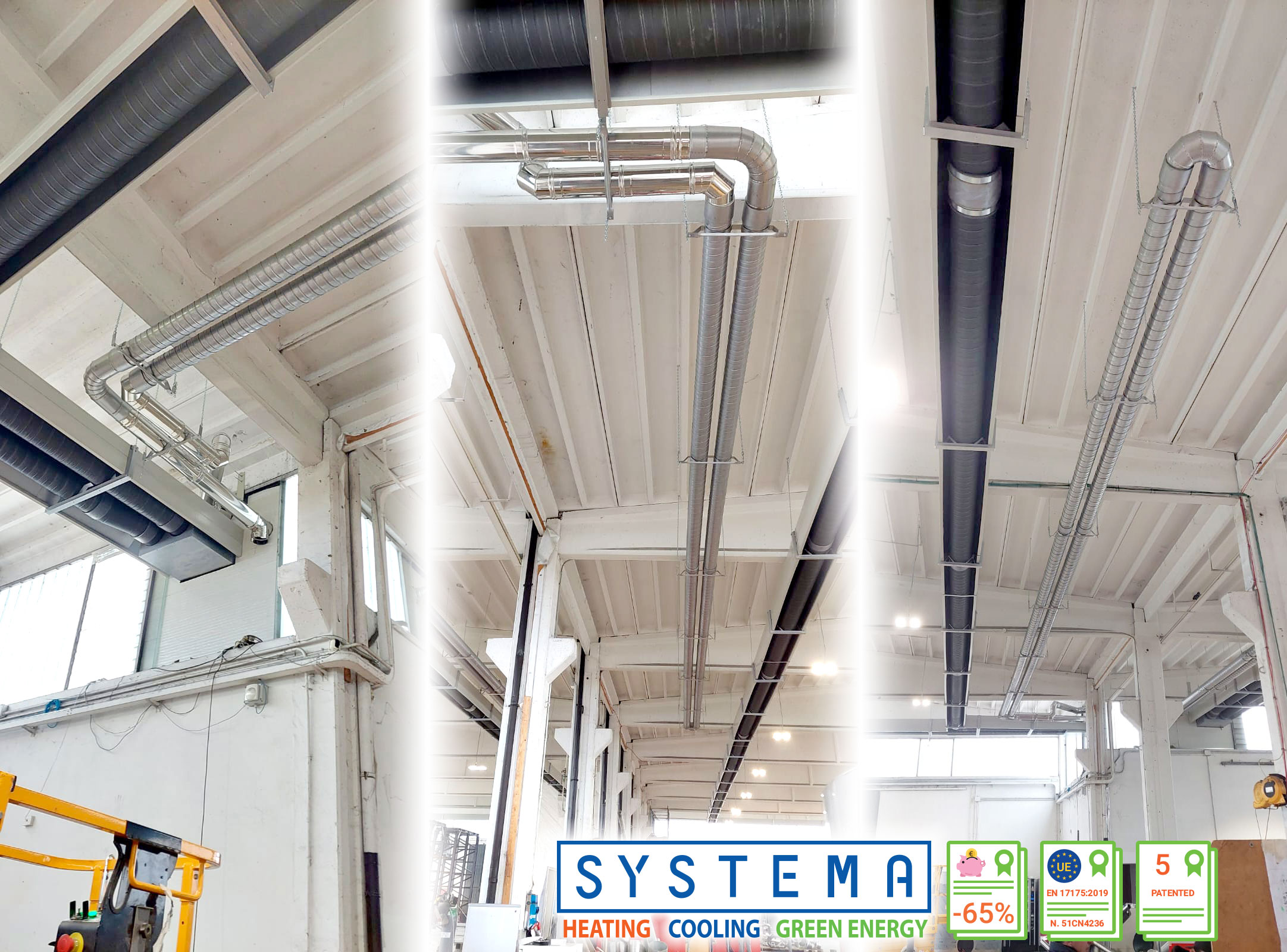 Another 2 radiant strips at a major welding specialist company | Systema